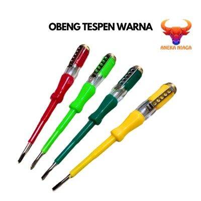 ANEKA ~ OBENG MIN/SCREWDRIVER TESPEN/TEST PEN MS-18 VOLTAGE TESTER AC ...