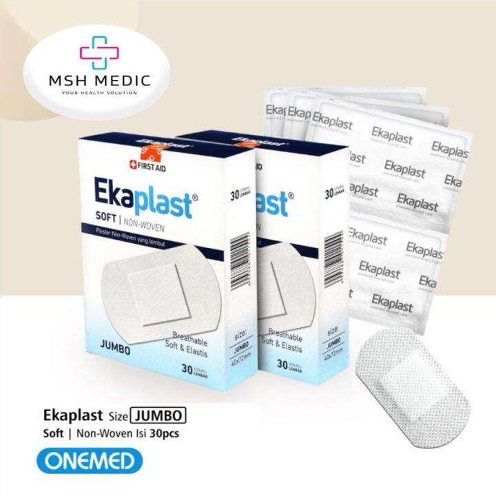 Onemed Ekaplast Soft Jumbo - Plester Luka Non Woven Isi 30 Lembar ...