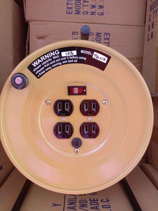 Drum type Extension Cord Made in Taiwan Heavy Duty | Lazada PH