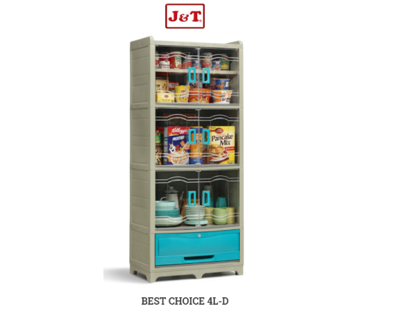 J&T Plasticware Best Choice 4L-3D Kitchen Storage & Organizers-JT-2059 ...
