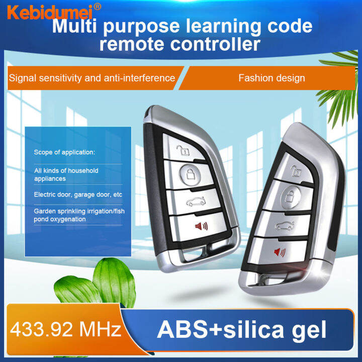 Kebidumei 433MHZ Wireless Clone Switch Cloning Copy Electric Garage Door Control Duplicator ...