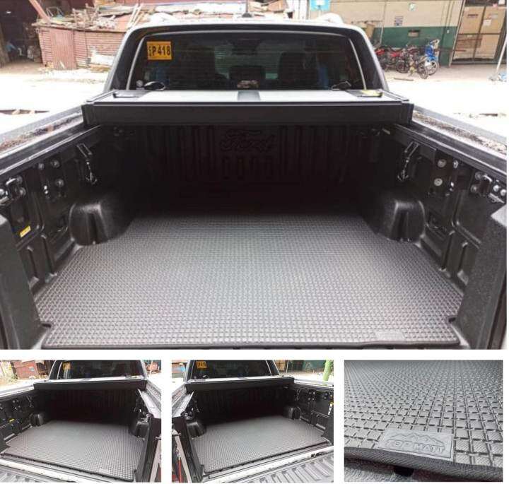 Ford Ranger all Variant / Raptor 2023 - 2024 Top Mat Bed Rubber Matting ...