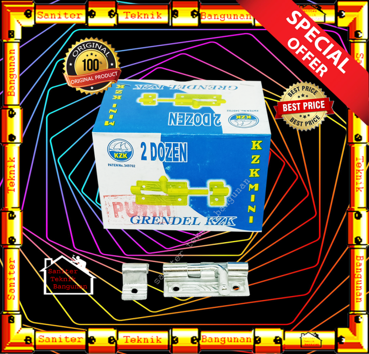 Saniter Teknik Bangunan-Grendel Kunci Pintu KZK 2" Inch | Lazada Indonesia