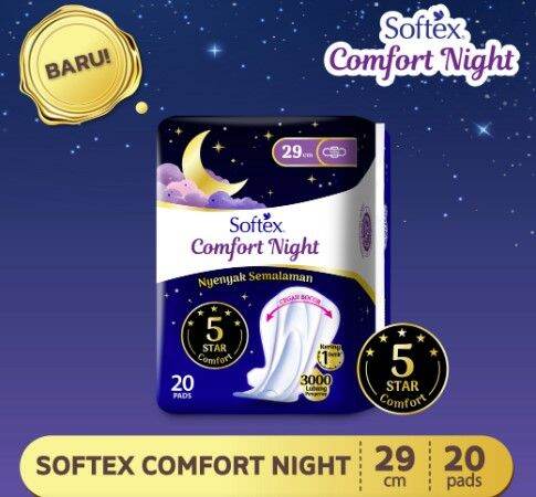 Softex Comfort Night 29cm ISI 20 | Lazada Indonesia