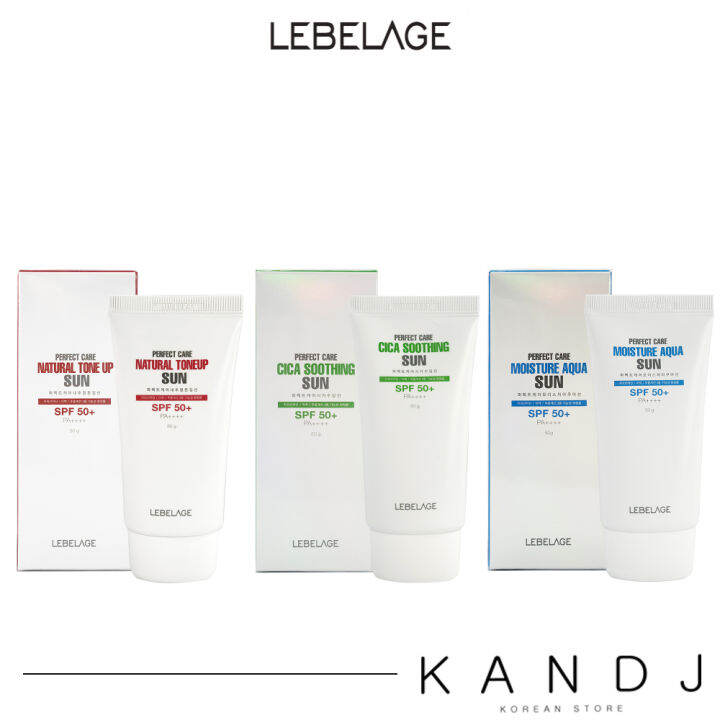 [LEBELAGE] PERFECT CARE SPF 50 + PA +++ * MOISTURE AQUA Sun/ CICA Sooth ...