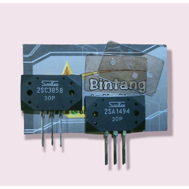 Transistor SANKEN 2SA1494 2SC3858 30P Original JAPAN | Lazada Indonesia