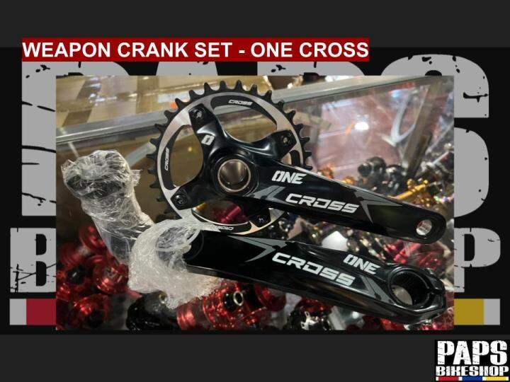 WEAPON MTB CRANK SET MODEL: ONE CROSS AND TRAIL WITH SIZE 34T | Lazada PH