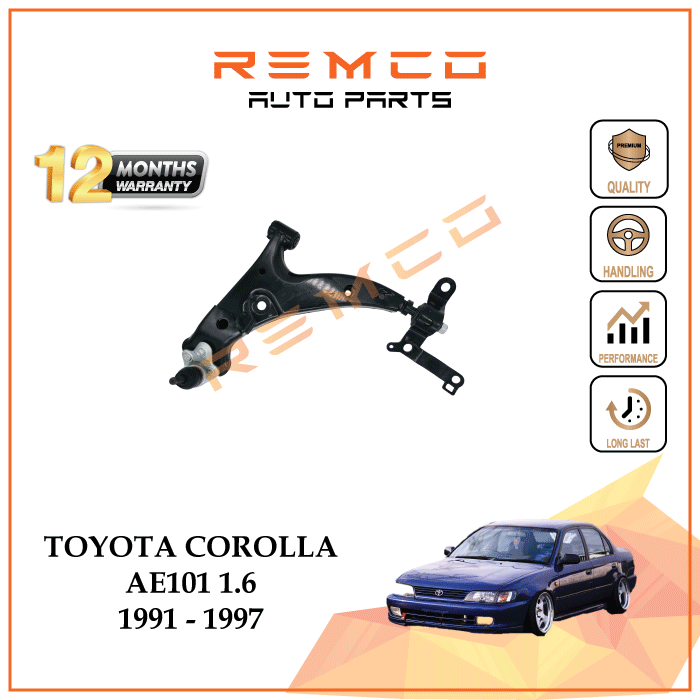TOYOTA COROLLA AE100 / AE101 ( 1992 - 1996 ) FRONT LOWER ARM LEFT OR ...