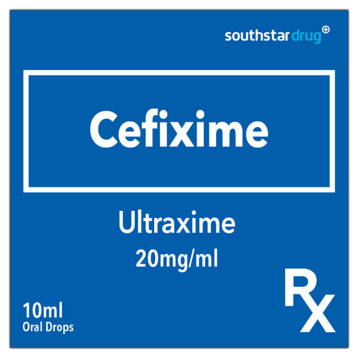 Rx: Ultraxime 20mg /ml 10ml Oral Drops | Lazada PH