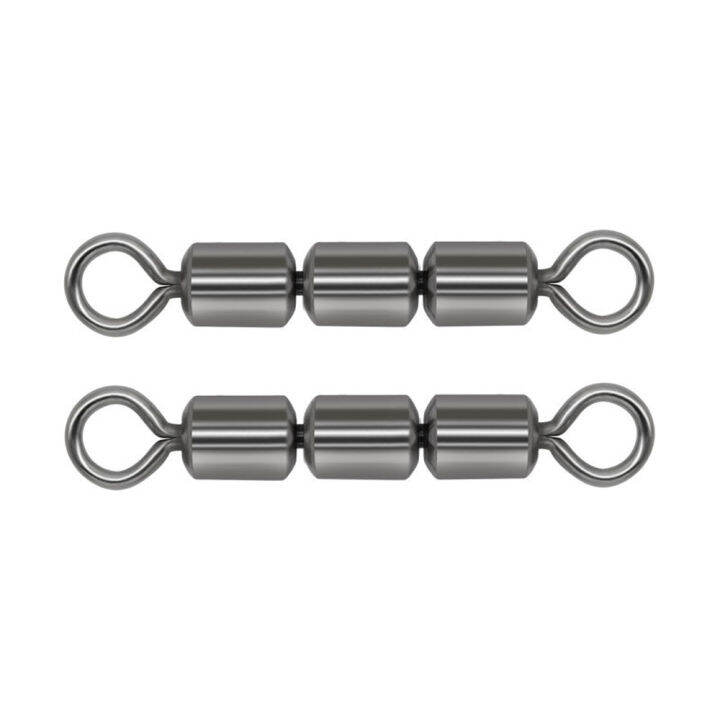 10pcs Fishing Swivels Spinning Bearing Rolling High Tensile Safe Quick ...
