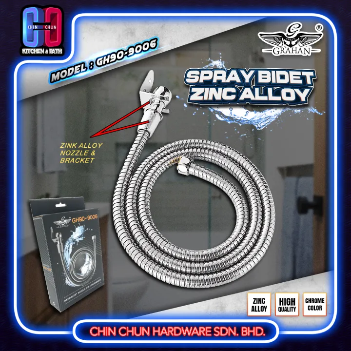 GRAHAN GH30-4808 SS304 BIDET SET GH90-9001 CHROME HAND BIDET ONLY GH90 ...