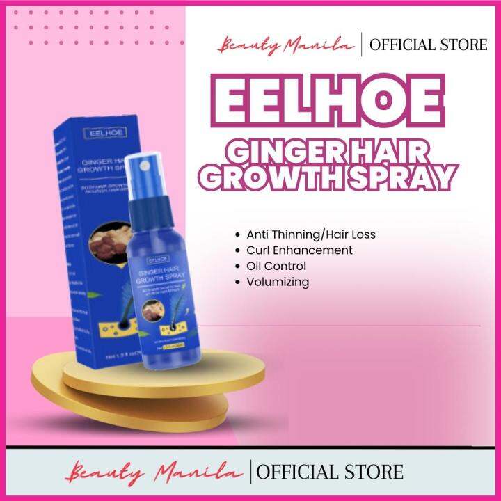 Original Eelhoe Ginger Hair Growth Spray Hair Regrowth Liquid Anti