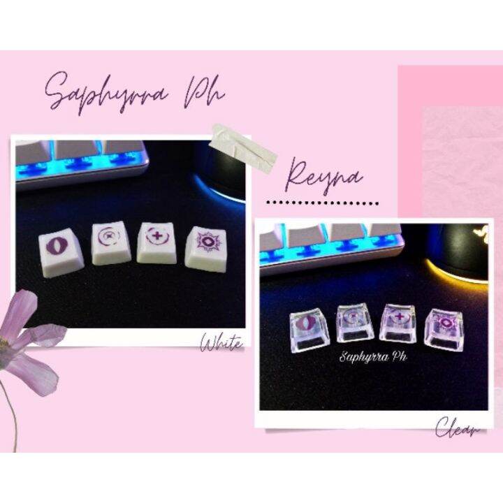 custom keycaps keycaps Valorant Agent Skills Resin Keycaps - Saphyrra ...
