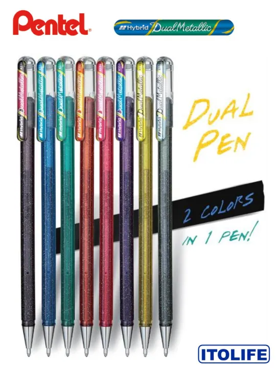 Pentel Hybrid Dual Metallic Gel Pen K110- 1pc | Lazada PH
