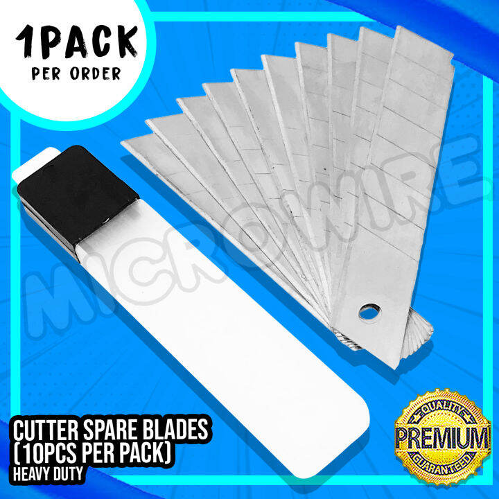 Spare Cutter Blades Heavy Duty (10PCS PER PACK) | Lazada PH