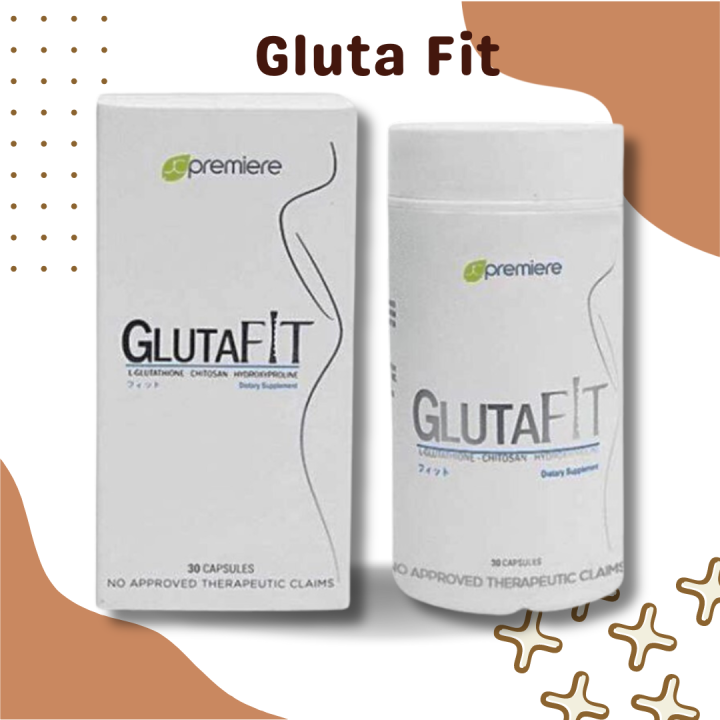 JC Premiere GlutaFit Glutathione Chitosan Collagen Hydroproxyline 500mg ...