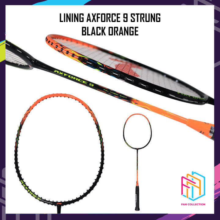 LINING AXFORCE 9 Strung Raket Badminton Anak / Kids Original | Lazada ...