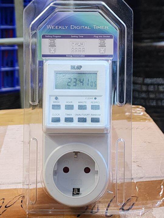 Timer Stop Kontak Digital Mingguan 24 jam Harian Program Otomatis ...