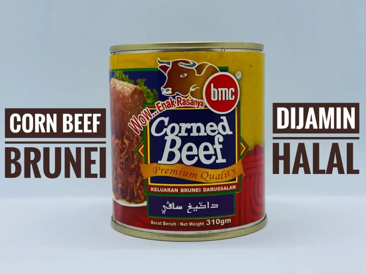 CORNED BEEF BMC KELUARAN NEGARA BRUNEI DARUSSALAM 100% HALAL CORNBEEF ...