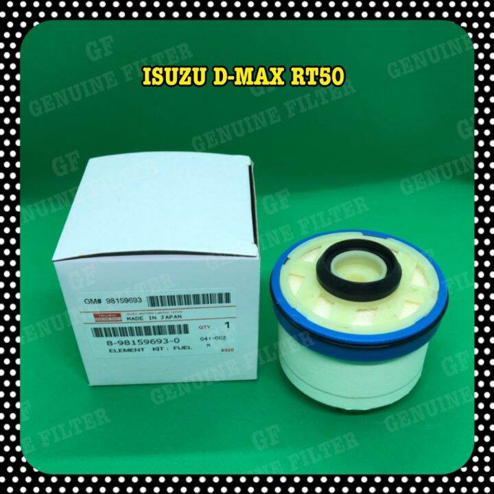 ISUZU D-MAX RT50 2.5CC 3.0CC RT85 1.9 2013-2019 GENUINE FUEL FILTER ...