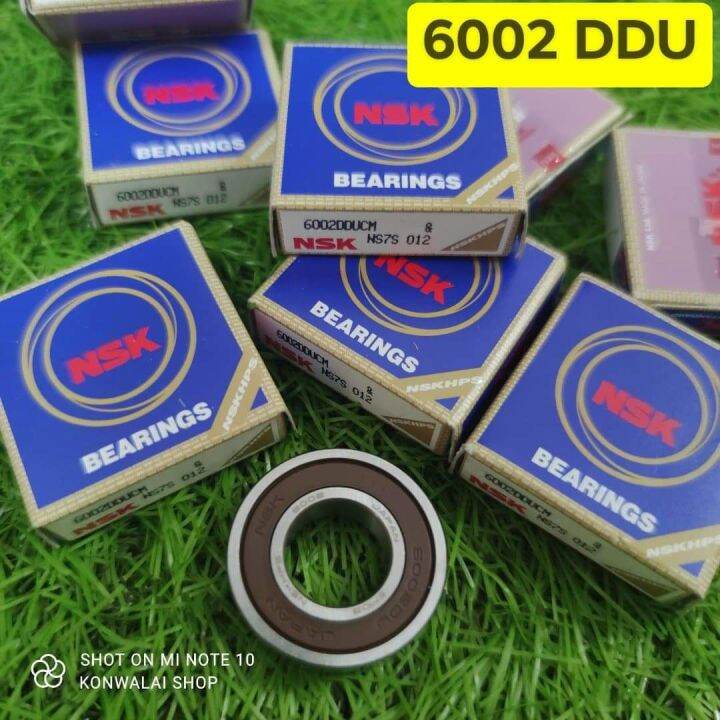 6002 DDU ยี่ห้อ NSK แบริ่ง แท้ พร้อมส่ง ฝาปิดเป็นซิลทั้งสองด้าน พร้อม ...