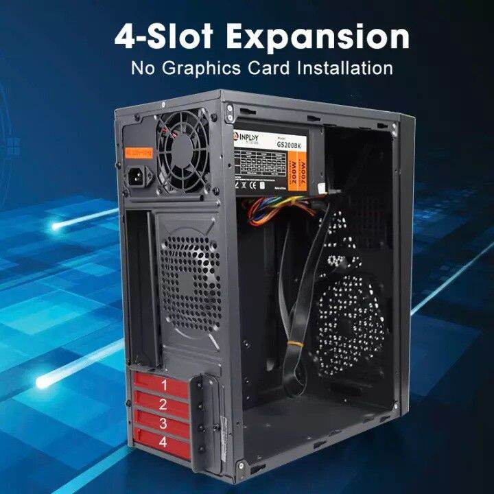 INPLAY LITE X3 ITX MATX GAMING CASE with PSU | Free PSU | PSU 700WATTS ...