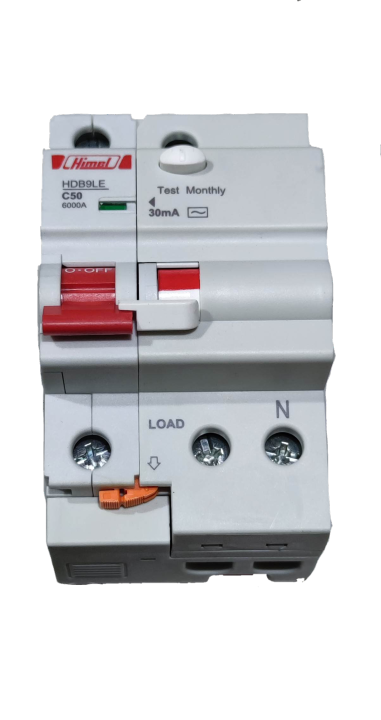 50A 6 KAIC 30mA 2P+N 220V ( Himel) HDB9LEN32IC50S, Residual Circuit ...