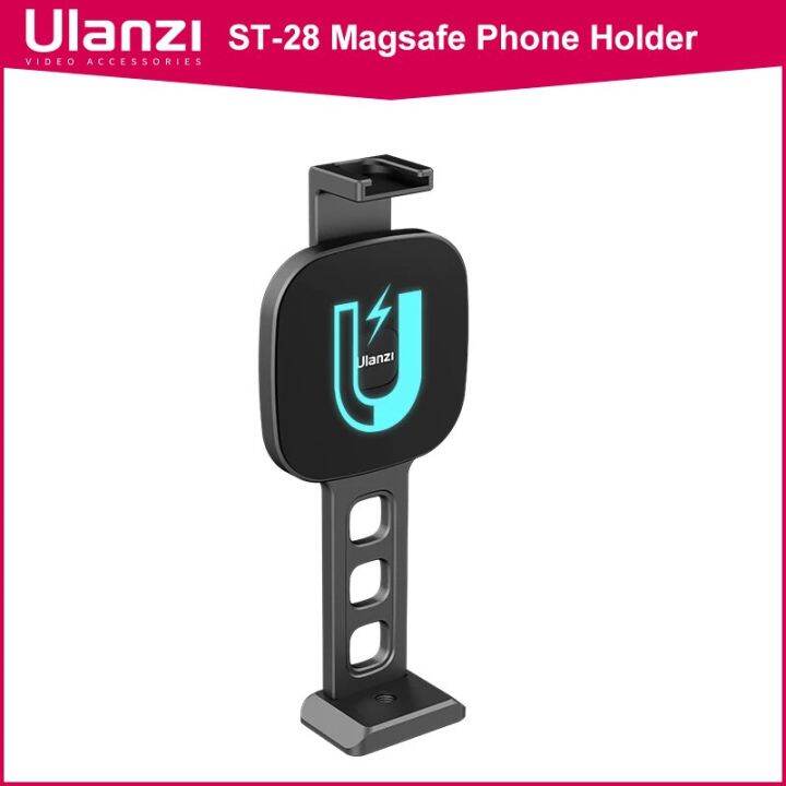 Ulanzi ST-28 Magnetic Phone Mount Holder for iPhone 12 13 Tripod Mount ...