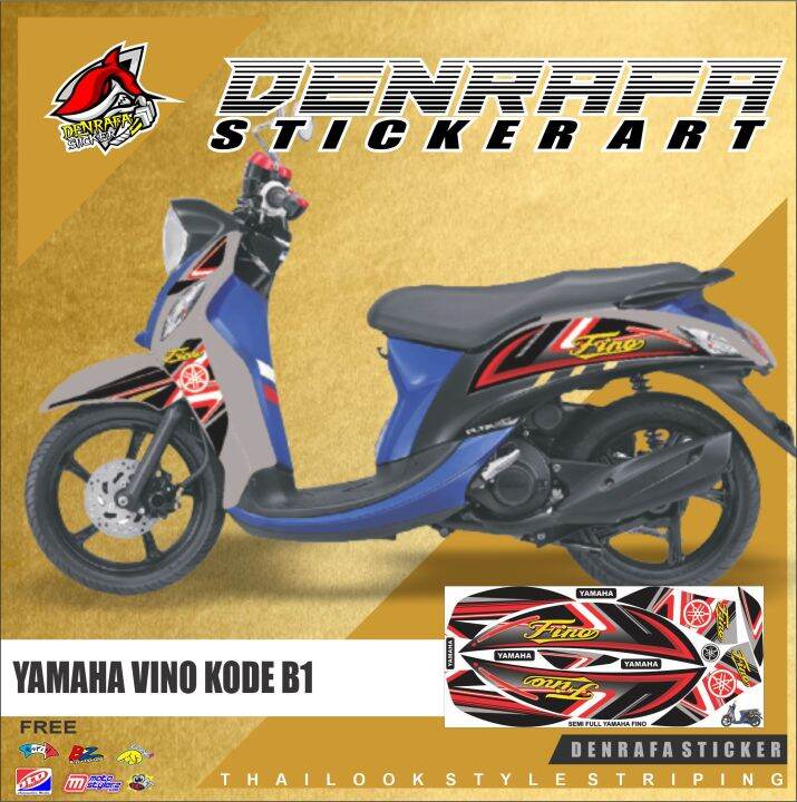STRIPING MOTOR YAMAHA VINO / DECAL STRIPING MOTOR VINO | Lazada Indonesia