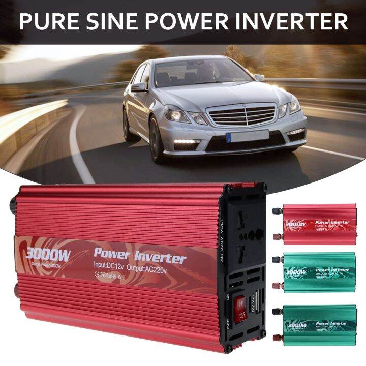 3000 Watts Power Inverter 110 V To 220V Modified SineWave Car Inverter ...
