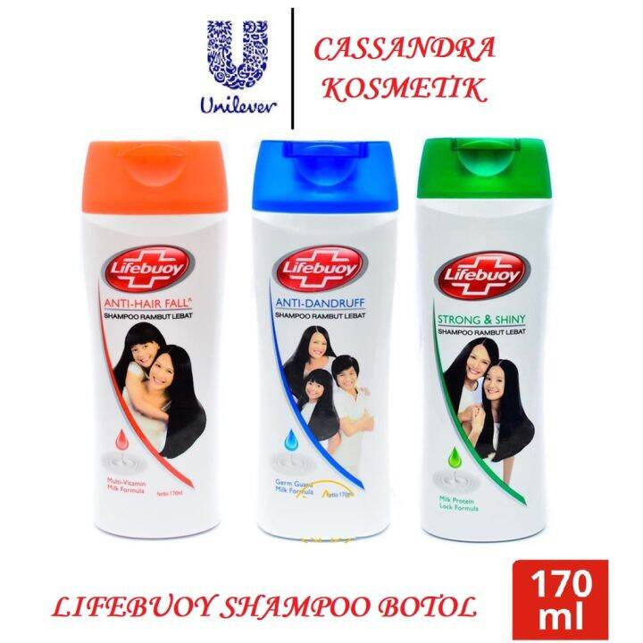 LIFEBUOY SHAMPOO 170ML BOTOL ALL VARIANTS | Lazada Indonesia