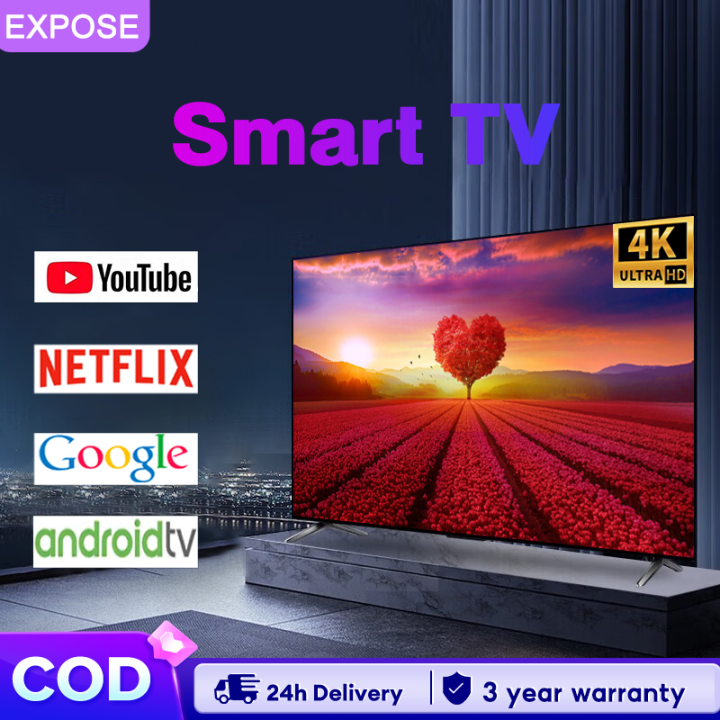 Expose 32 Inch Smart TV Android 12.0 Tv 40 inch FULL HD Television 50 ...