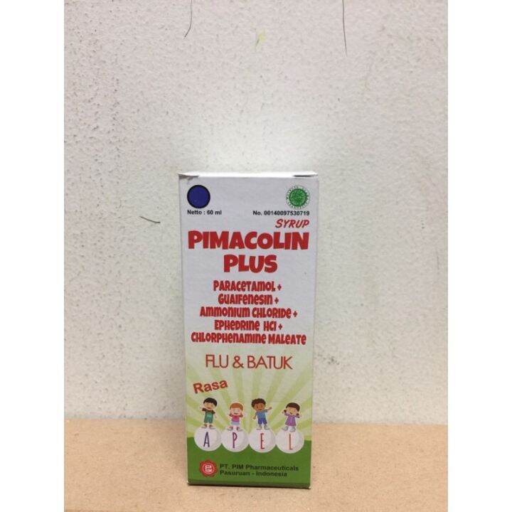 Pimacolin plus syrup 60ml Apel | Lazada Indonesia