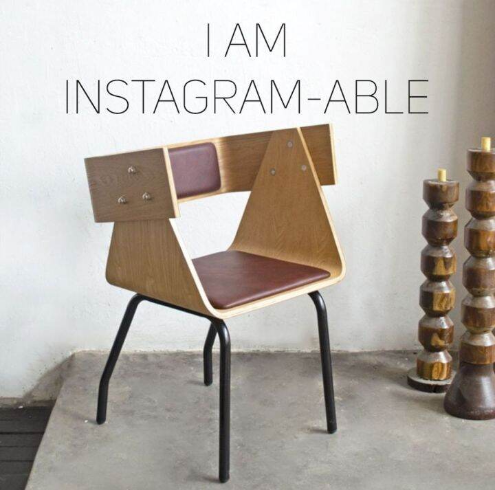 SamSpace ROYAL Designer Minimalist Solid Wood Lounge Chair Living Room ...