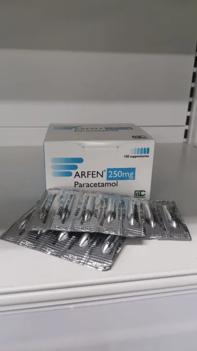 ARFEN[PARACETAMOL] 250MG SUPPOSITORIES 5s/STP [EXP-08.27] | Lazada