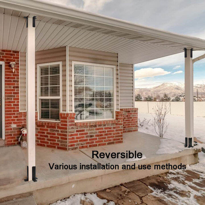 Adjustable Wood Fence Post Base Support Strengthening Post Base ...