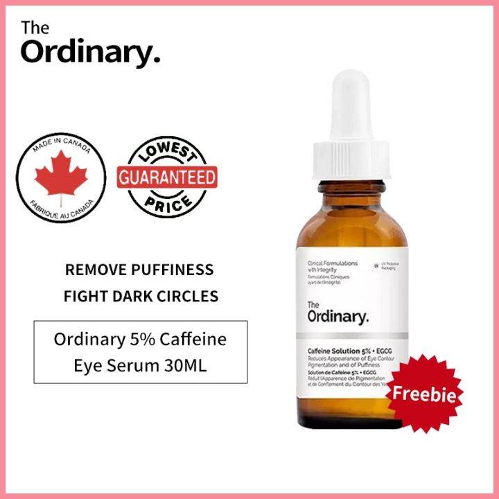 The ordinary Caffeine Solution 5%+ EGCG Eye cream serum Eyebag remover ...