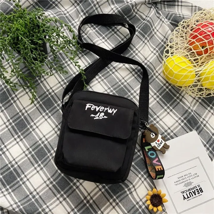 L5540 Crossbody Bag Female Cute Girl Color Shoulder bag Sling Bag With ...