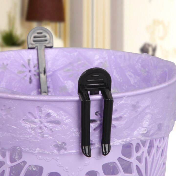 Slip-Proof Plastic Garbage Bag Clip Waste Bin Trash Bag Fixed Clip ...