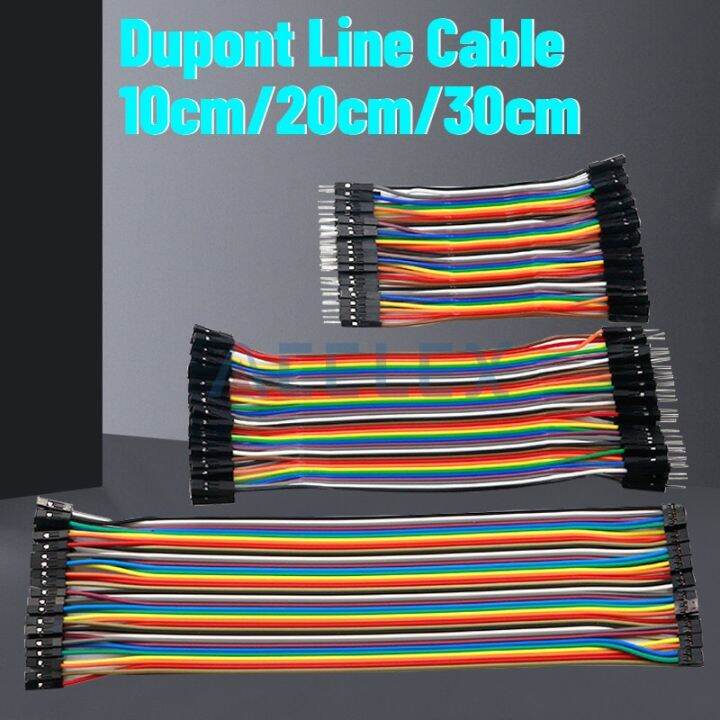 Jumper Wire Connector Dupont Cable Arduino - Line 10cm 20cm 30cm 40pin ...