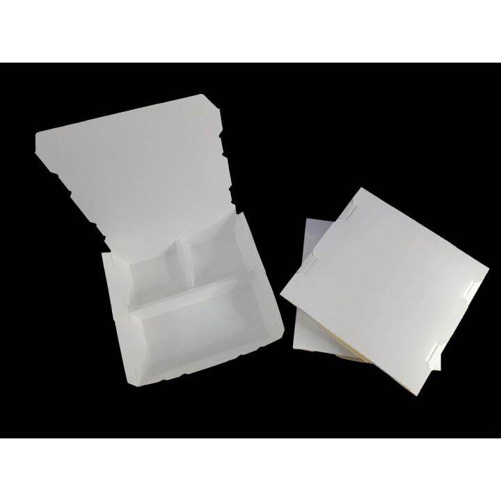 3 Divisions Paper Meal Box 25's Meal Box | Lazada PH
