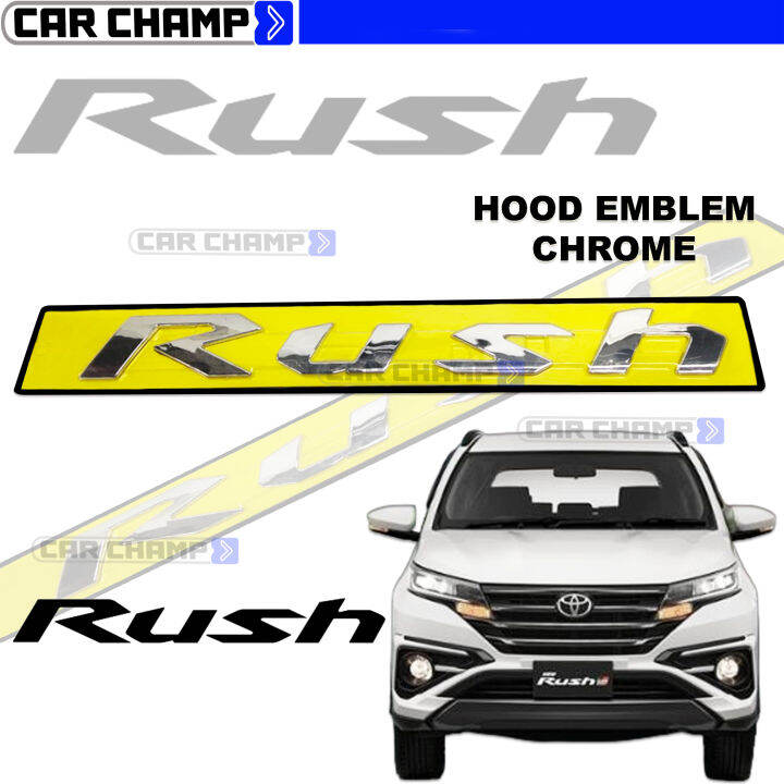 Toyota Rush 2018 to 2023 Hood Emblem Chrome 2019 2020 2021 ( Car ...