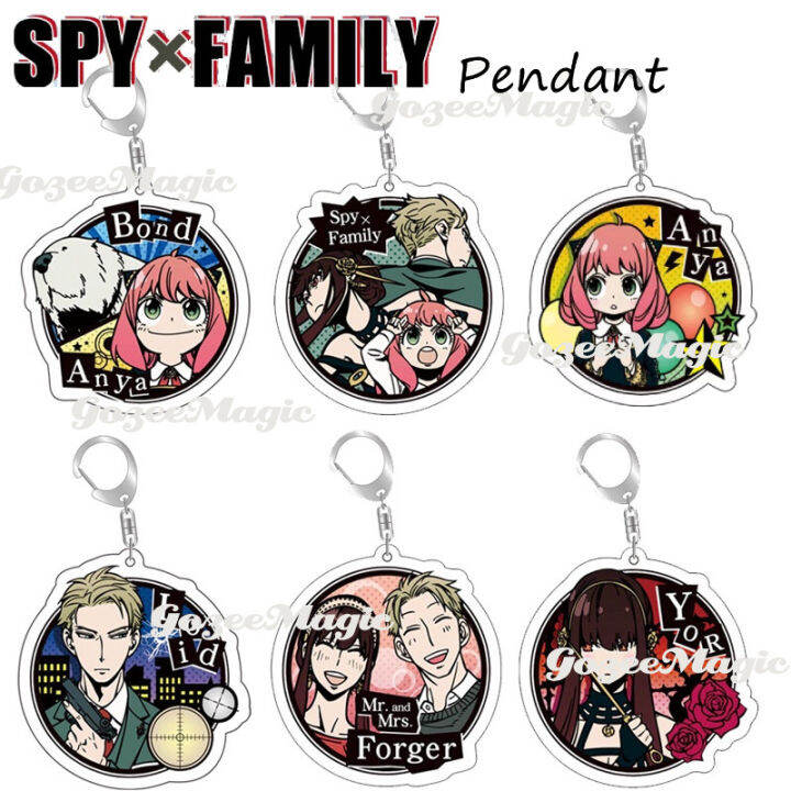 SPY X FAMILY Kawaii Cosplay Acrylic Keychain Twilight Yor Forger Anya ...