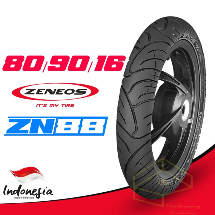 Zeneos ZN88 80/90 R16 Motorcycle Tire Tubeless | Lazada PH
