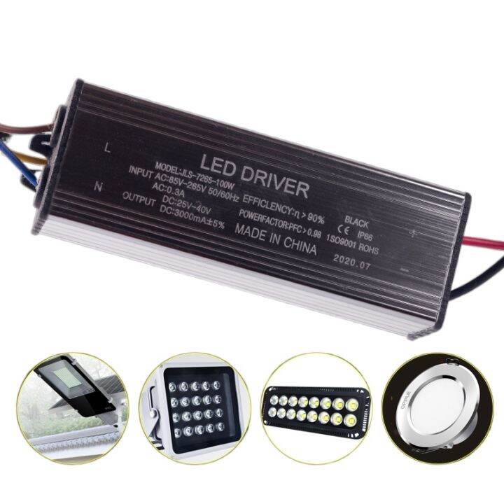 led drive power supply 20w30w50w70w80w100w flood light ballast street ...