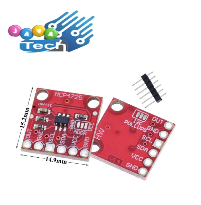 Modul MCP4725 I2C Digital to Analog Converter DAC Development Board ...