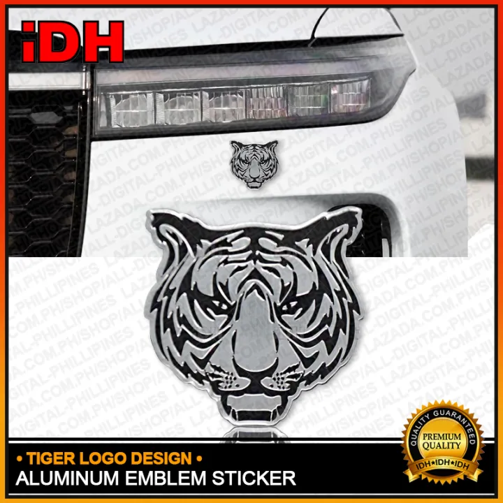 3D Tiger Animal Car Logo Alluminum Sticker for any vehicle, truck, car ...