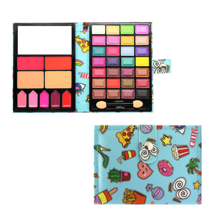 MEIYA MINI MAKE UP KIT ( 28 EYESHADOW , 2 BLUSH ON , LIPGLOSS + FACE ...
