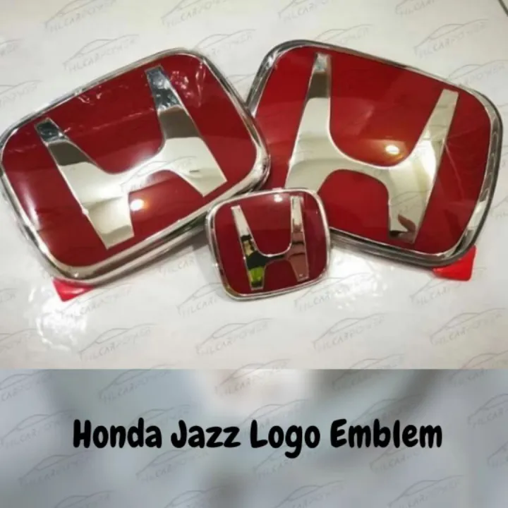 Honda Jazz Logo Emblem Red Color | Lazada