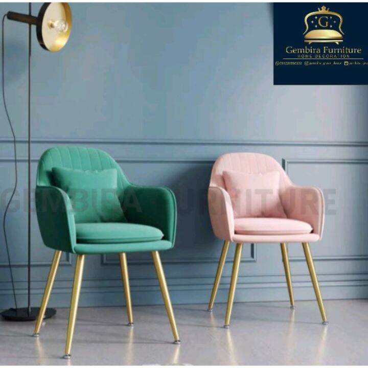 Kursi tamu FREE BANTAL sofa minimalis busa bench kaki besi stainless ...